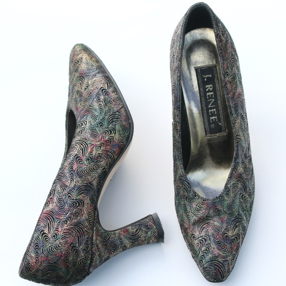 J.Renee | Shoes | J Renee Multicolored Suede Classic Dress Shoes | Poshmark